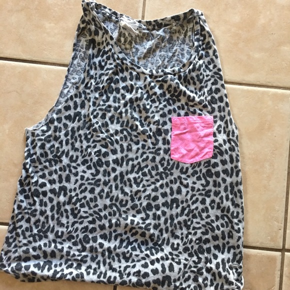 PINK Victoria's Secret | Tops | Cheetah Tank | Poshmark